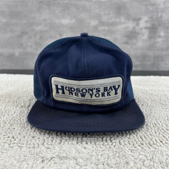 Accessories | Vintage Hudsons Bay New York Mesh Snapback Trucker Hat ...